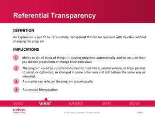 Realizing Parallelism and Transparency in Applications through ...