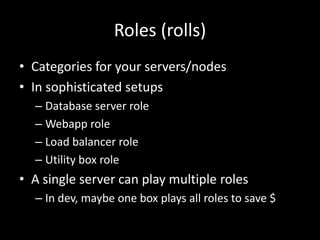 Chef + AWS + CodeIgniter | PPT