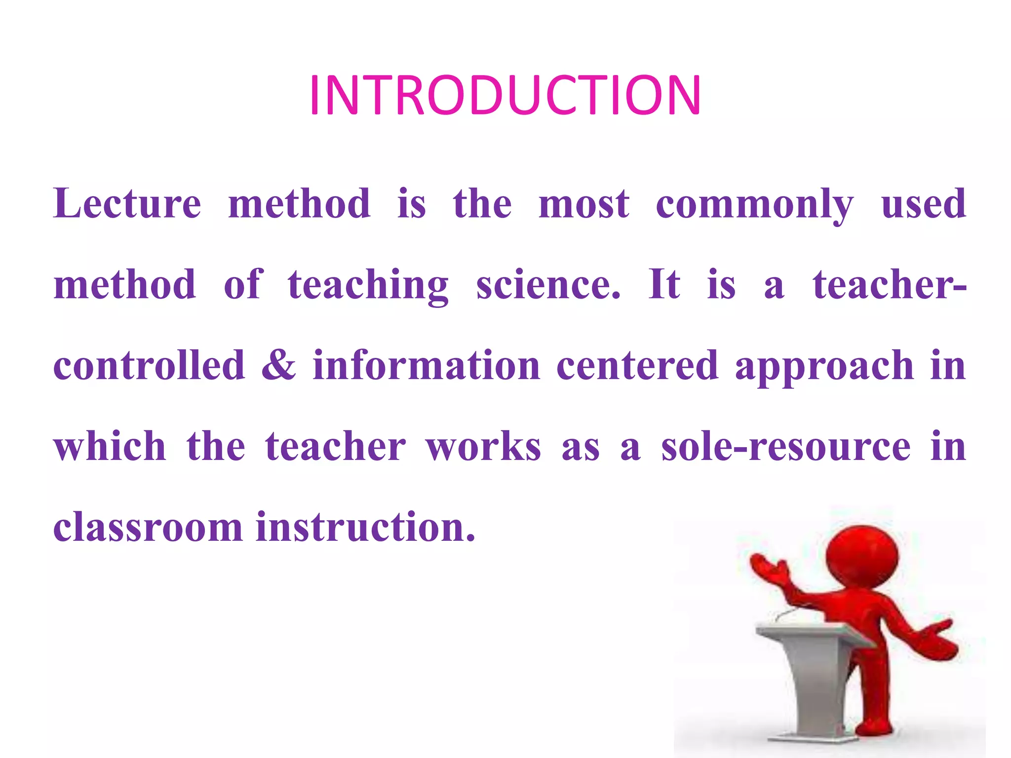 LECTURE METHOD | PPTX