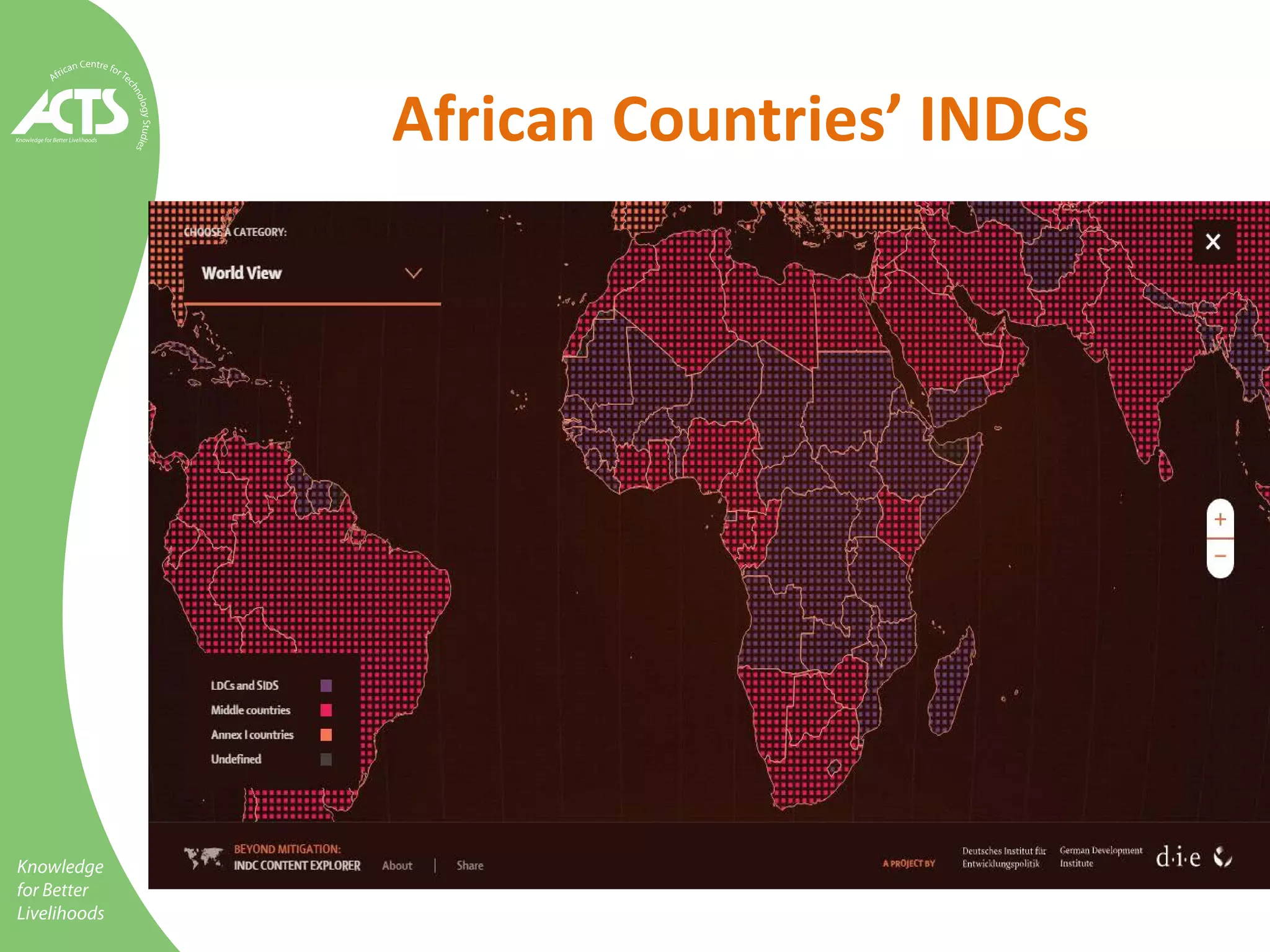 Communicating Adaptation information: African Countries' INDCs, by ...