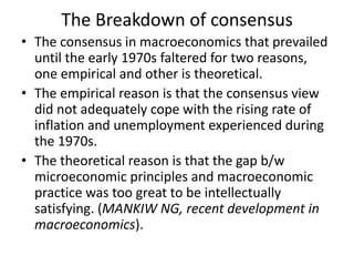 A History of Macroeconomics. | PPTX