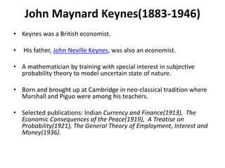 A History of Macroeconomics. | PPTX