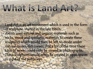 Presentation land art | PPTX