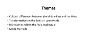 Presentation - Literature and Social Issues in the Middle East Online ...