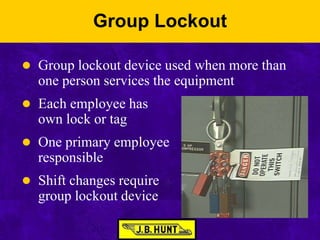 Power Point Presentation - Lockout - Tagout | PPT