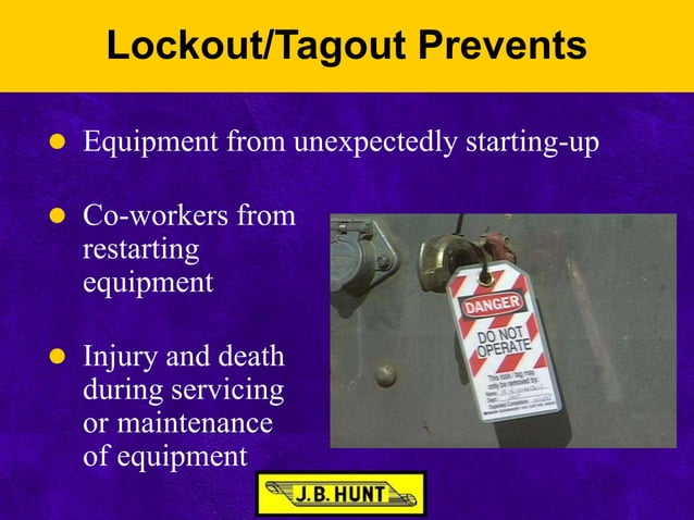 Power Point Presentation - Lockout - Tagout | PPT | Business | Business ...