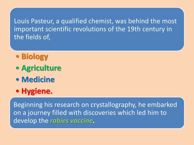 Presentation louis paster | PPT