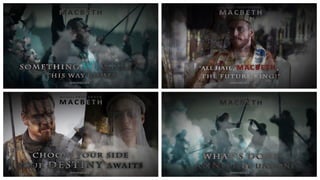 Michael Fassbender Macbeth Movie Social Media Campaign Concept | PPT