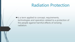 Basic Radiation Protection | PPTX