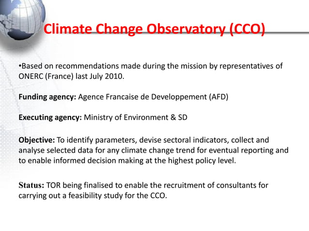 Presentation - Mauritius climate change adaptation strategies | PDF ...