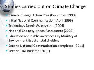 Presentation - Mauritius climate change adaptation strategies | PDF ...