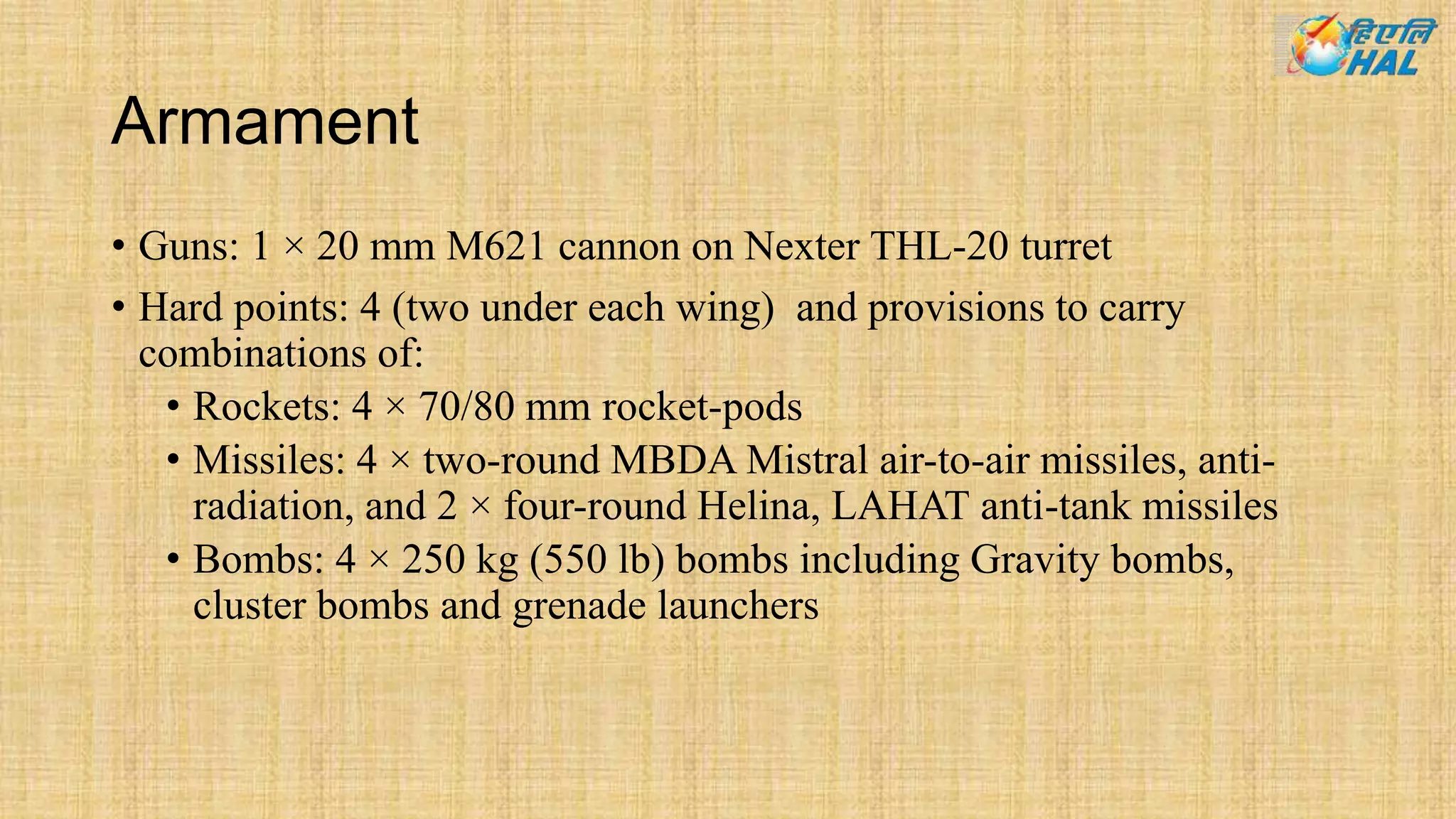 Hindustan Aeronautics Limited, Helicopter Division, Training ...