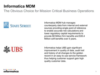 Informatica MDM Presentation | PPTX