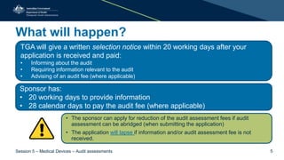 TGA presentation: medical devices audit assessments | PPTX