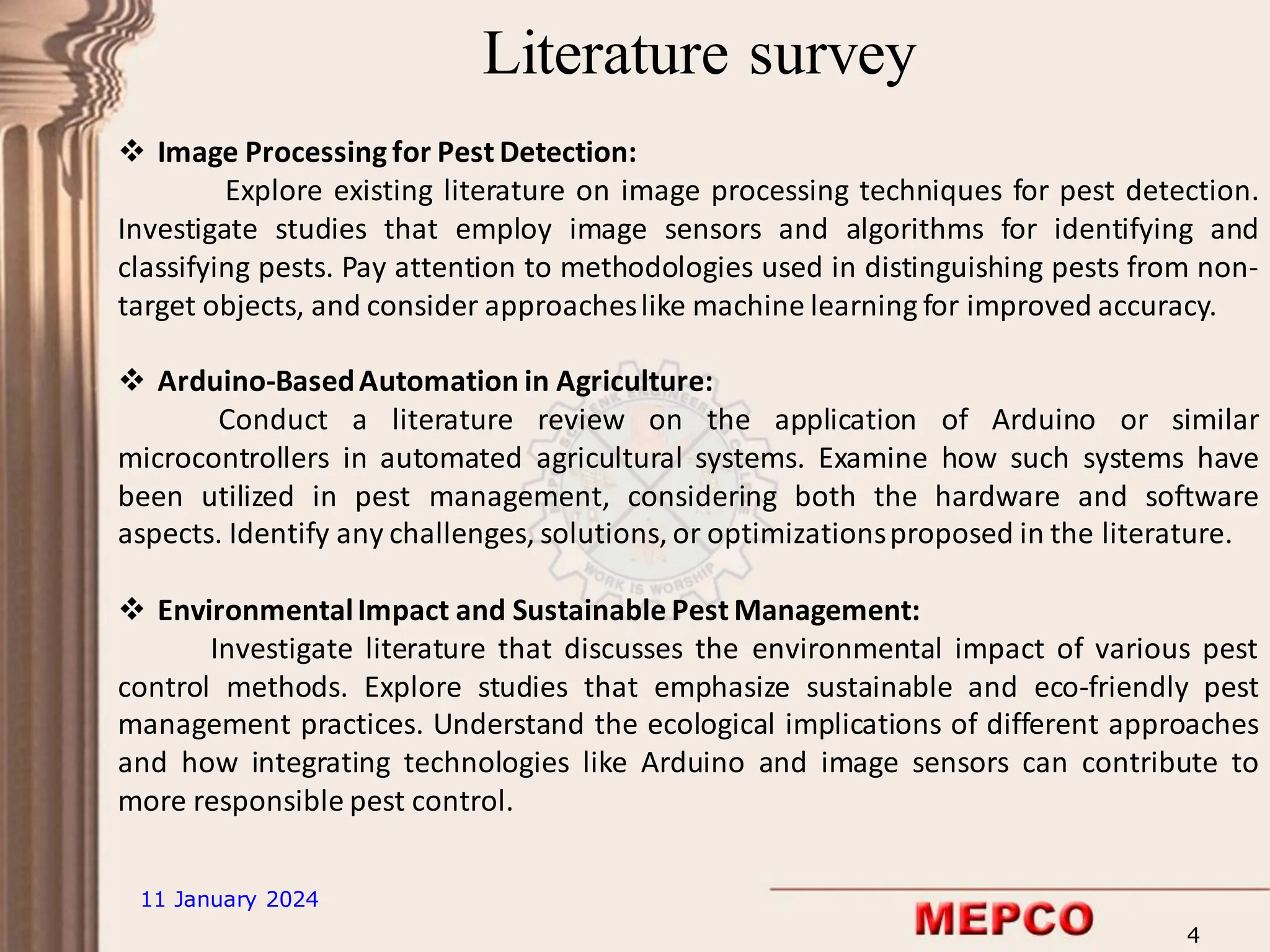 Presentation for pest killing using aurdino | PDF