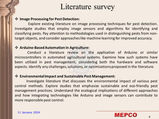 Presentation for pest killing using aurdino | PPT