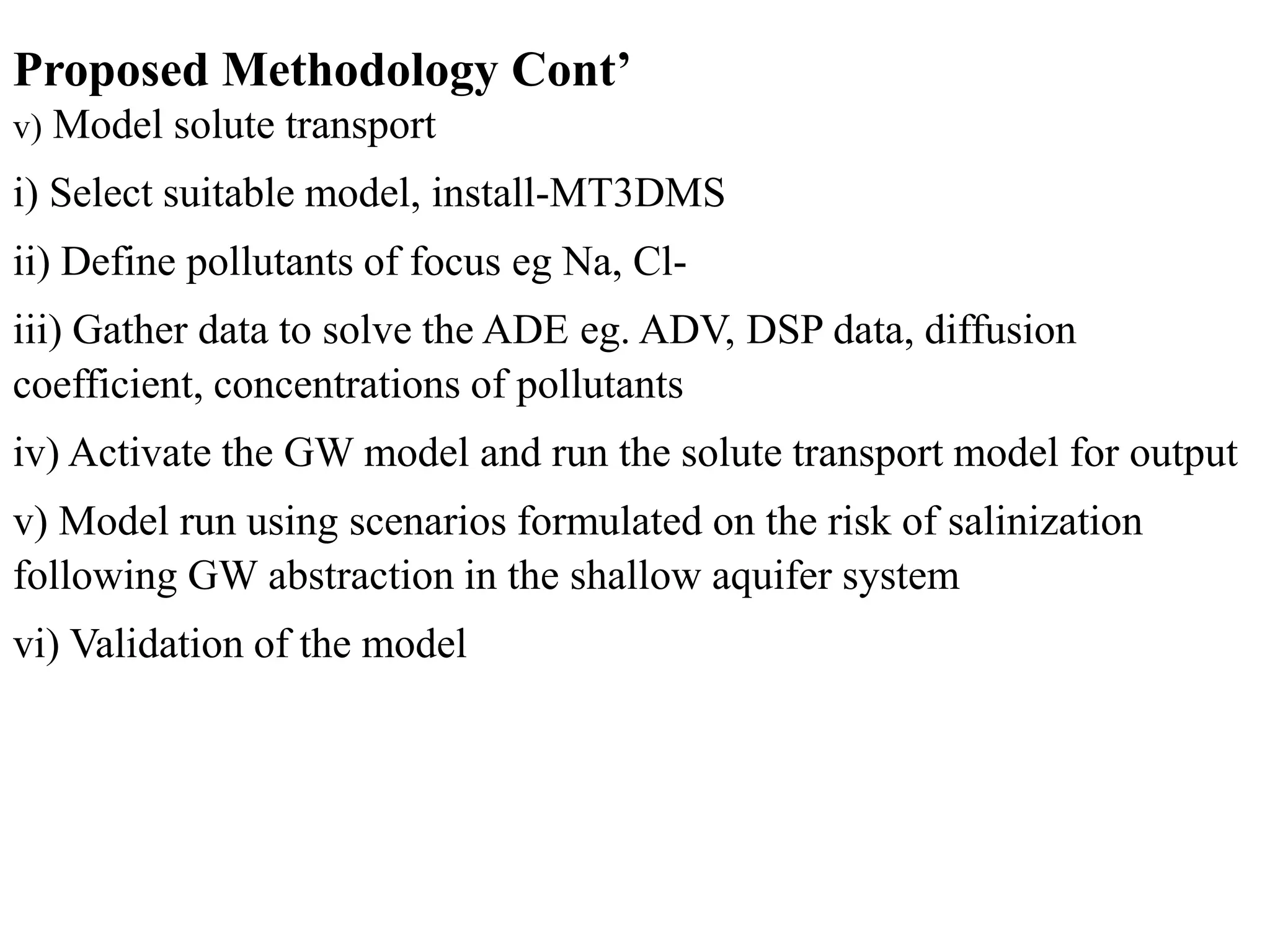 Risk of groundwater salinisation in the Fenlands-methodology | PPT