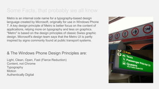 Metro + Metro Like | PPTX