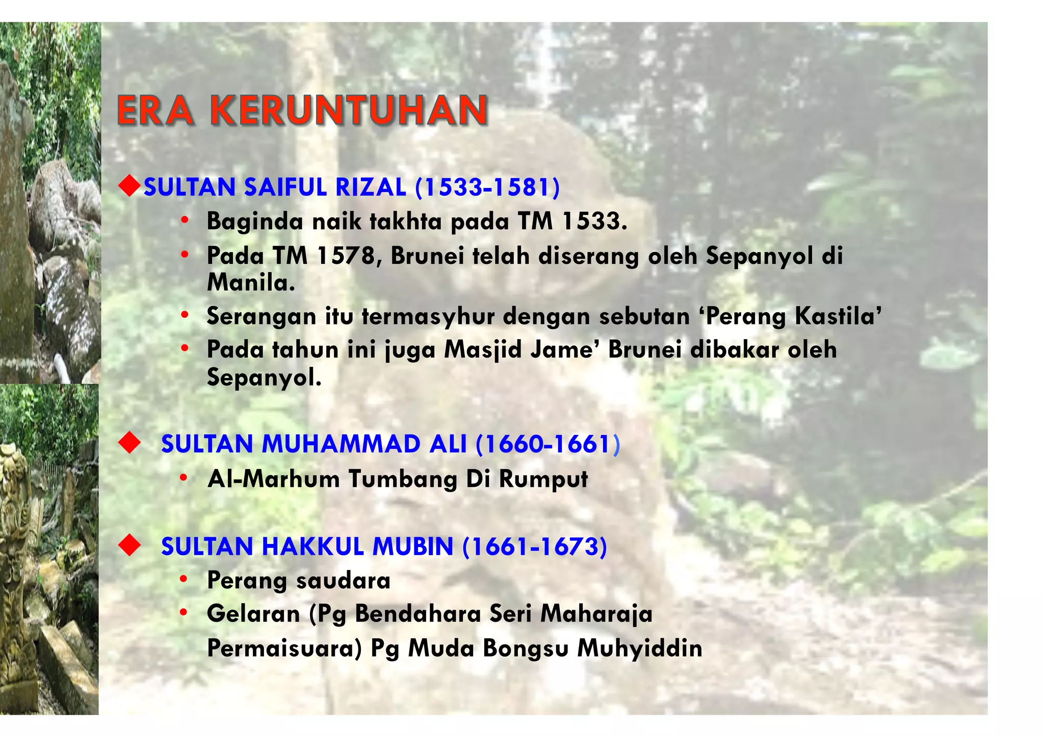 Melayu Islam Beraja: Imbasan Sejarah Brunei | PDF