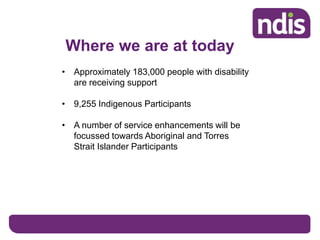 NACCHO 2018 National Conference - NDIS and the Aboriginal Services ...
