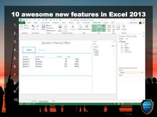 Microsoft Excel 2013 Basics course | PDF