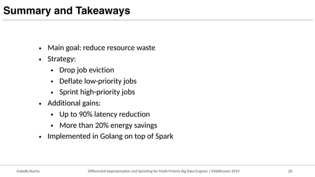 Differential Approximation and Sprinting for Multi-Priority Big Data ...