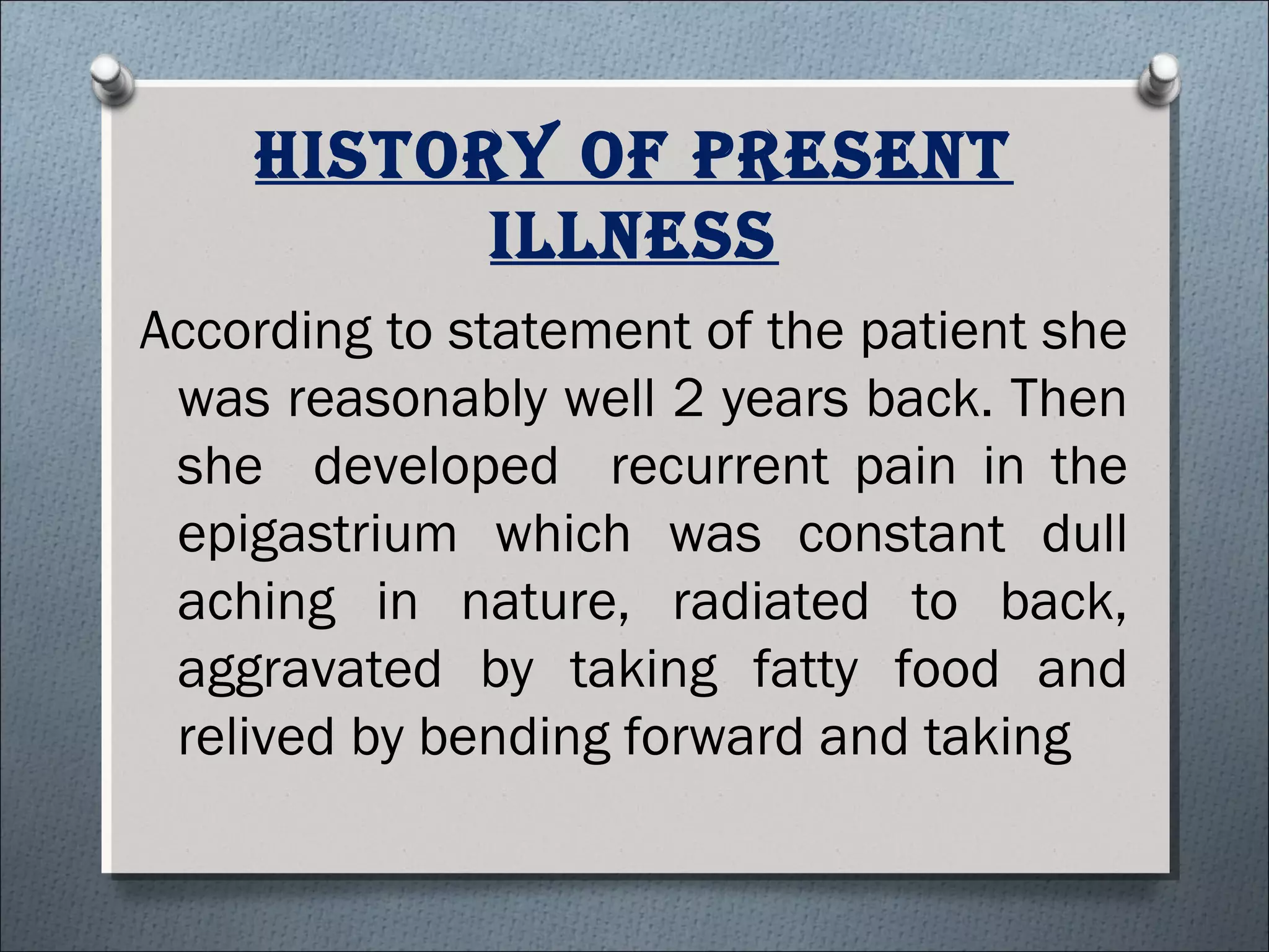 Case presentation: Chronic pancreatitis | PPT