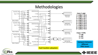 Wide Area Fault Location for Power Transmission Network using Reactance Based Method | PPTX