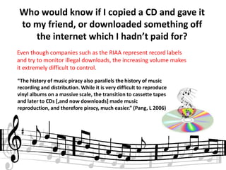 Music Piracy | PPTX