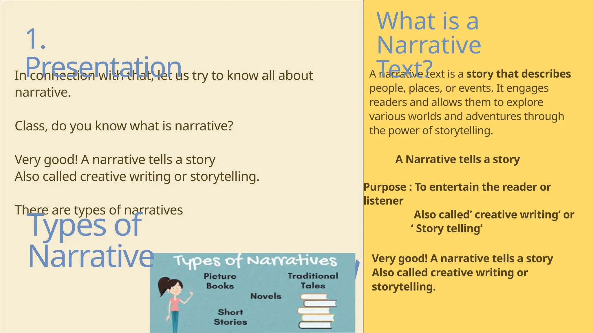 Presentation - Narrative Texts Important Details.pptx