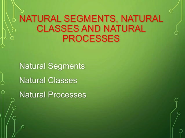 Presentation natural-classes-and-naturalness-2-3 | PPT
