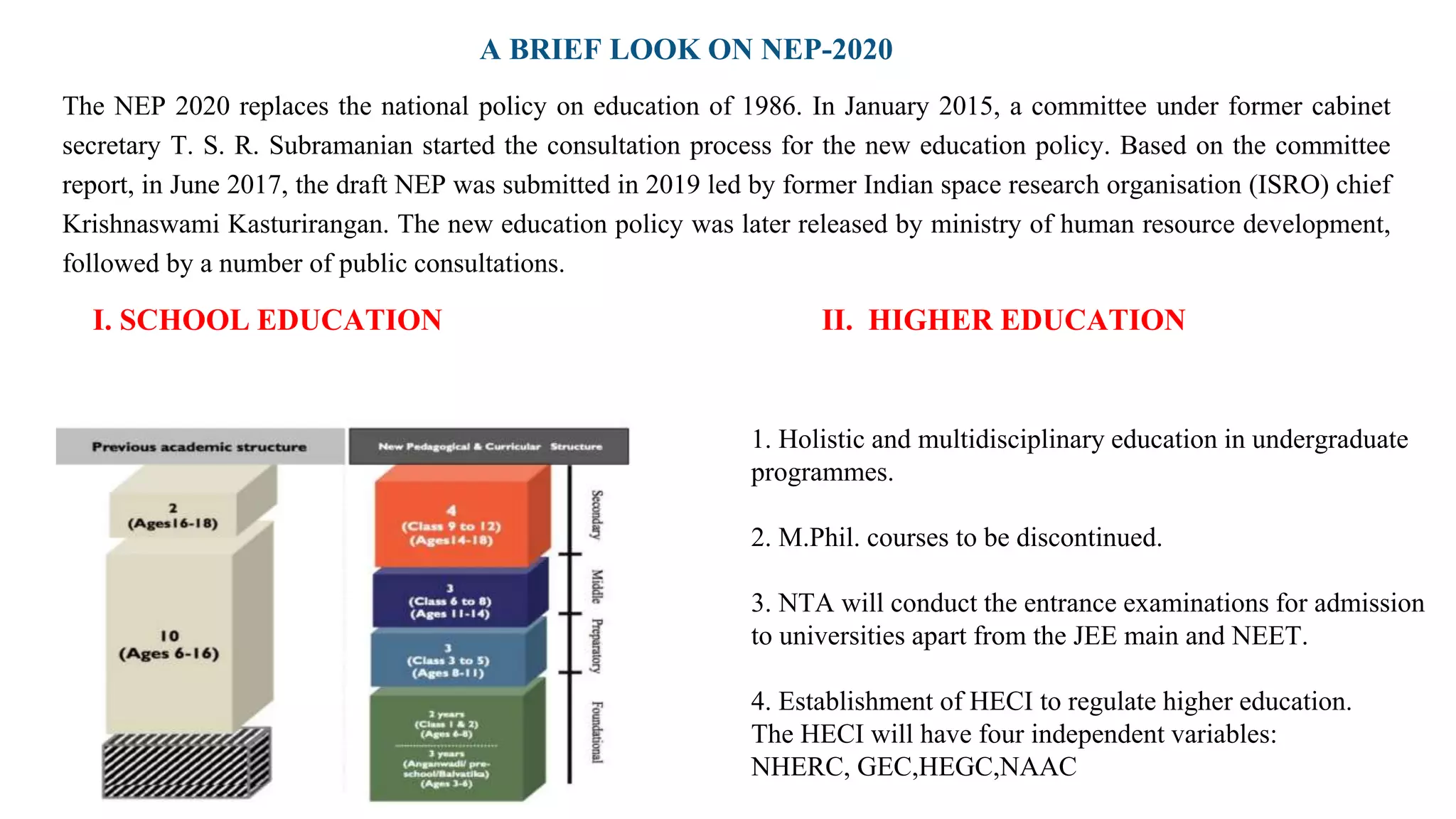 NEP 2020 related to Teacher Education | PPTX