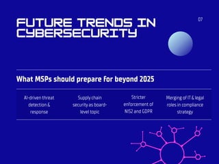 NIS2 Compliance for MSPs: Roadmap, Benefits & Cybersecurity Trends (2025 Guide) | PDF