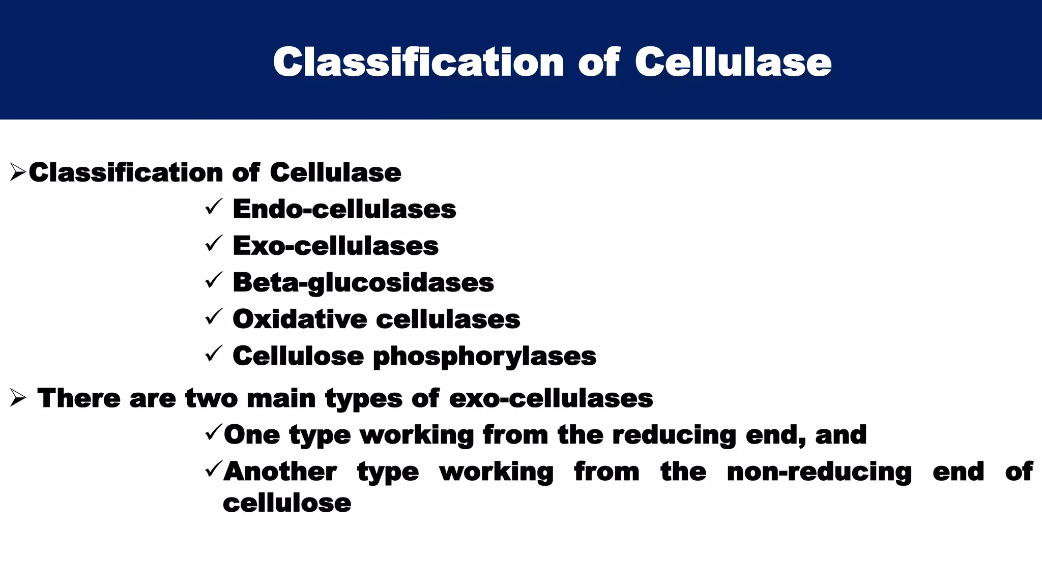 Production of cellulase and it's application | PPTX
