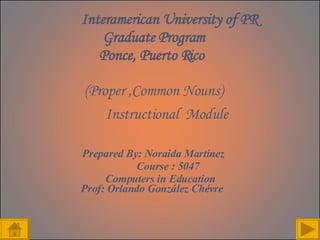 Fascinating World of Nouns | PPT