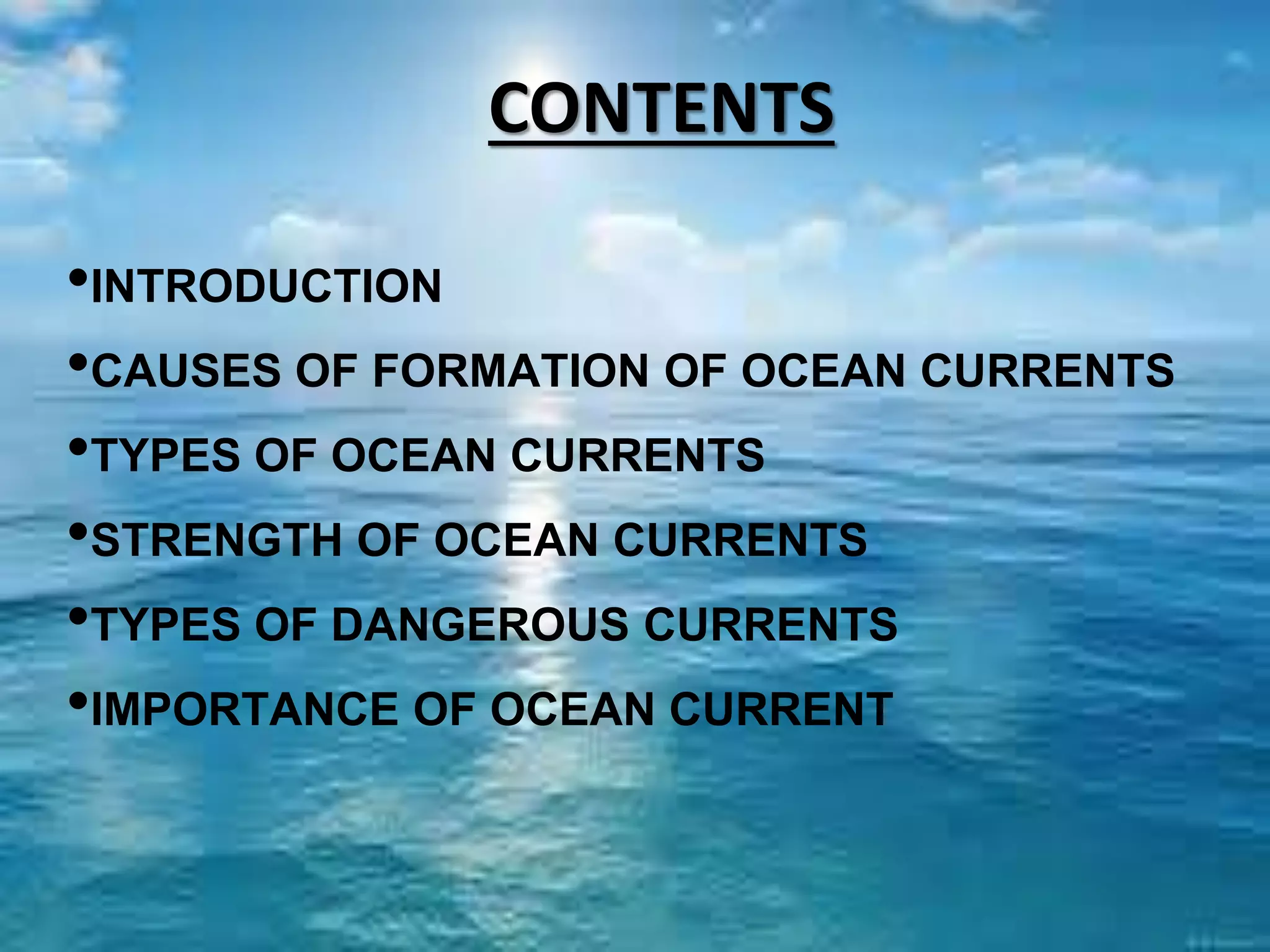Presentation oceanography | PPTX