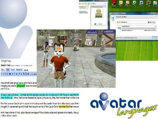 Presentation of Avatar Languages | PPT