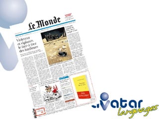 Presentation of Avatar Languages | PPT