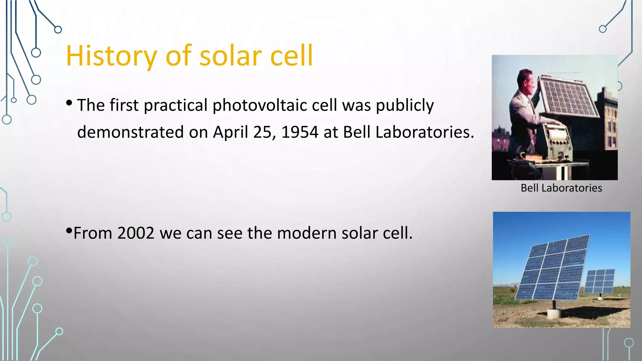 Presentation on Solar Cells | PPTX