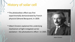 Presentation on Solar Cells | PPTX