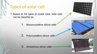 Presentation on Solar Cells | PPTX