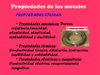 Presentation of metals | ODP