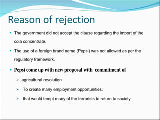 Presentation Of Pepsi Case1 | PPT