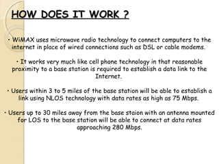 Presentation of-wimax | PPT