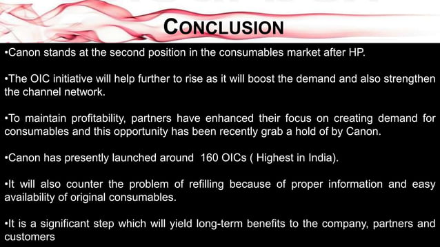 ORIGINAL INK CENTRE (CANON) | PPT