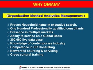 OMAM Consultants Services Pvt Ltd | PPTX
