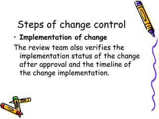 Presentation on-change-control | PPT