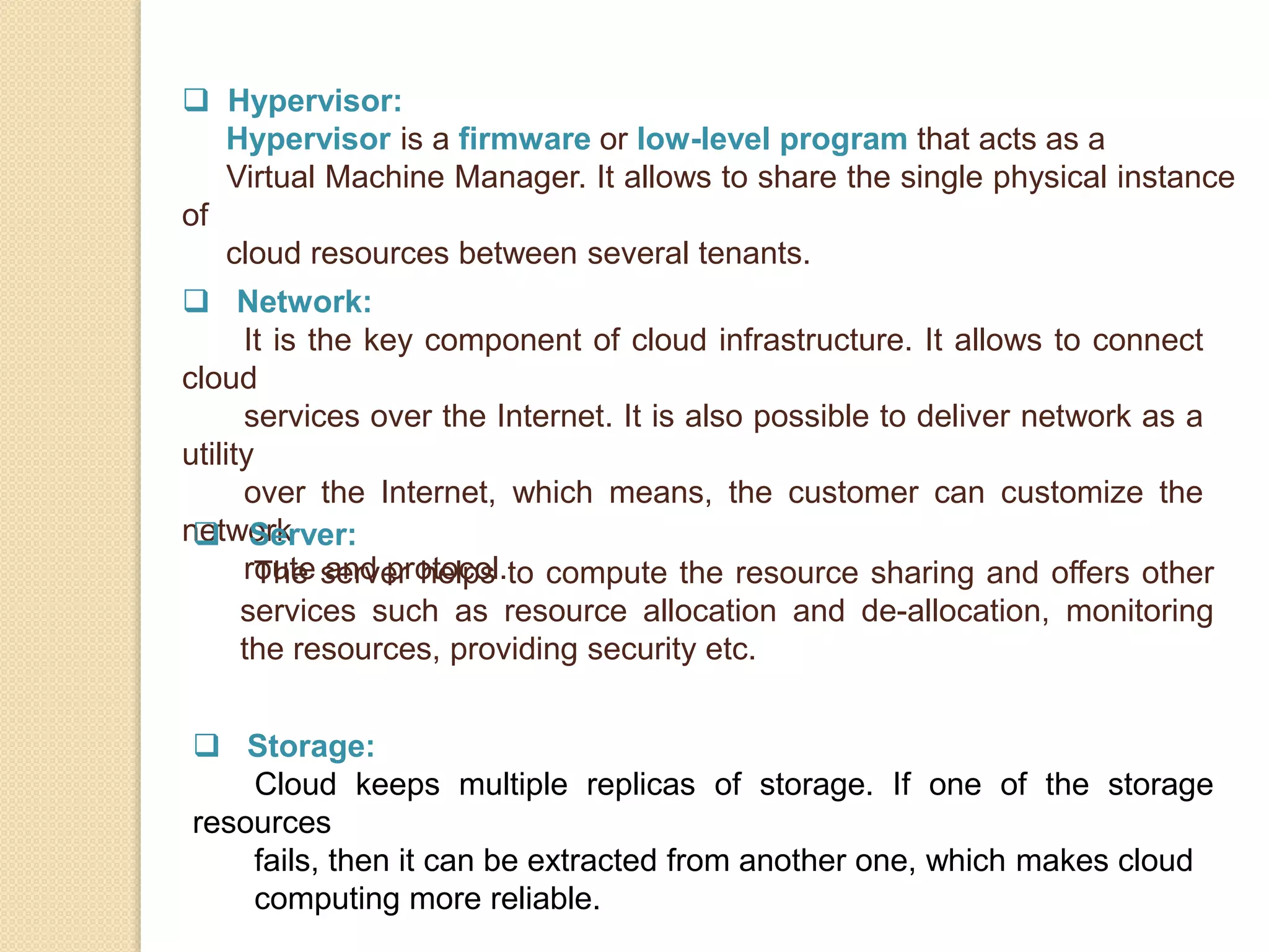 Introduction On Cloud Computing Pptx Cloud Computing Internet