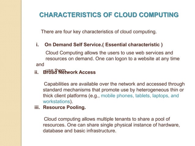 Introduction on Cloud Computing | PPTX | Cloud Computing | Internet