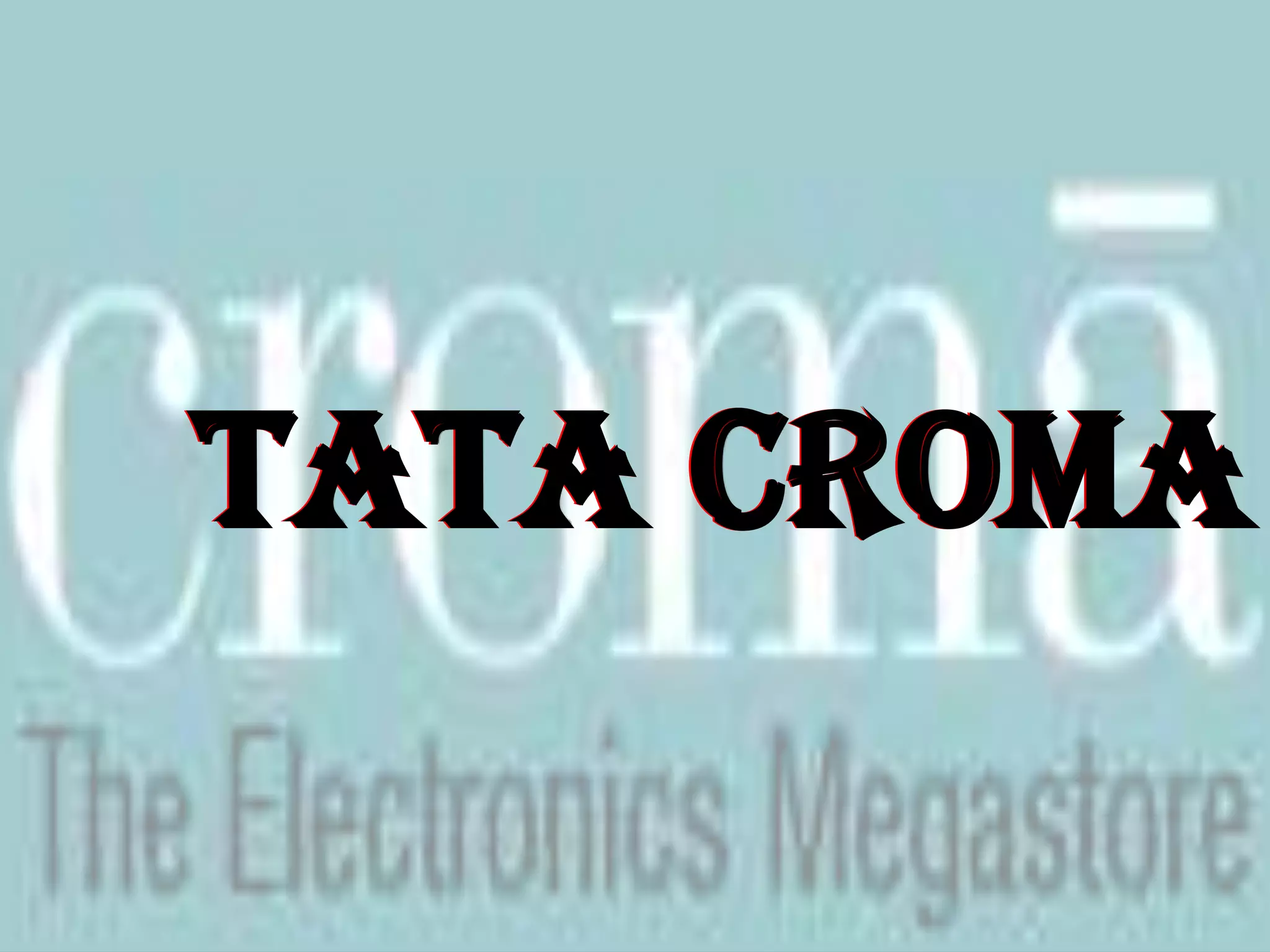 Presentation on Croma | PPTX